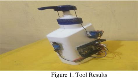 figure 1 from design and build of automatic hand sanitizer using