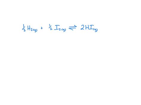 solved write the equilibrium constant expressions for k and kp as