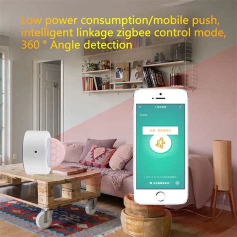 Умный датчик движения Tuya Zigbee Pir инфракрасный детектор