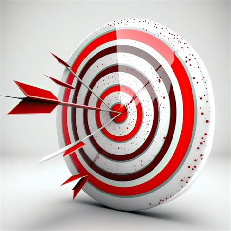 Premium Photo Ai Generated Illustration Arrows Hitting The Center Of