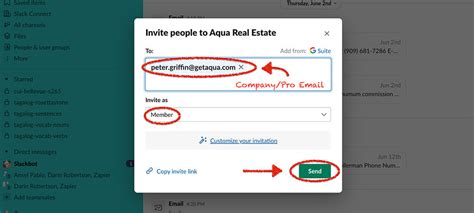 Slack Setup AQUA Real Estate