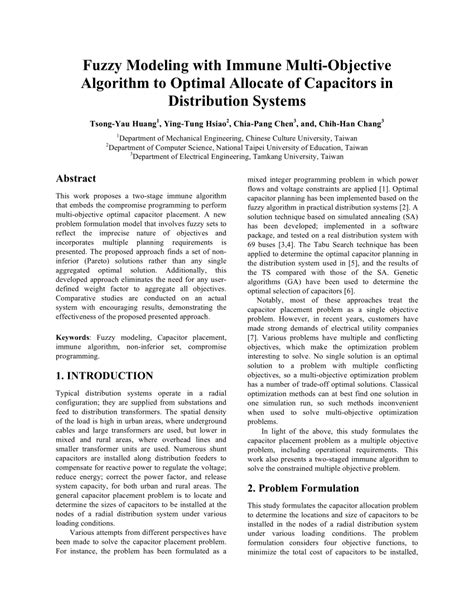 Pdf Fuzzy Modeling With Immune Multi Objective Algorithm To Optimal