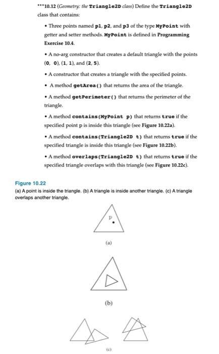 1012 Geometry The Triangle2d Dass Define The