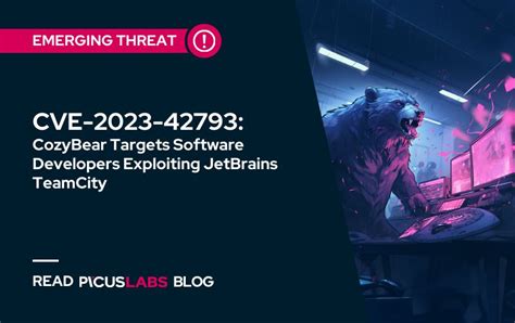 Picus Security On Linkedin Cve 2023 42793 Cozybear Targets Software Developers Exploiting