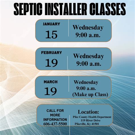 Septic Installer Classes Visit Pikeville