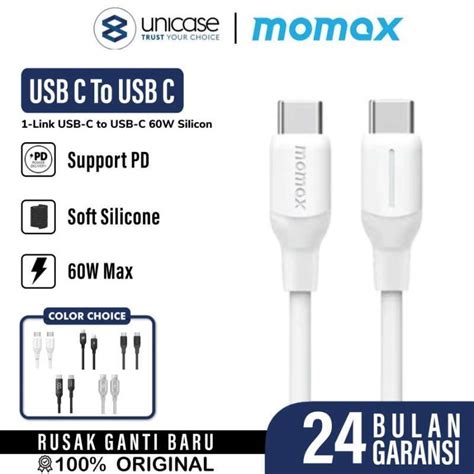 Promo Cable Data Usb Type C To C Momax Braided 100w Pd Qc Led Fast Charging 1 5m Dc30 Titan