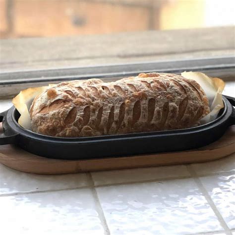 Cast Iron Baked Bread Loaf In 2022 Bread Pizza Oven Recipes Bread Baking