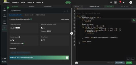 Geeksforgeeks Codingstreak Problemsolving Gfg160 Geekstreak2024 Subiksha Mohan