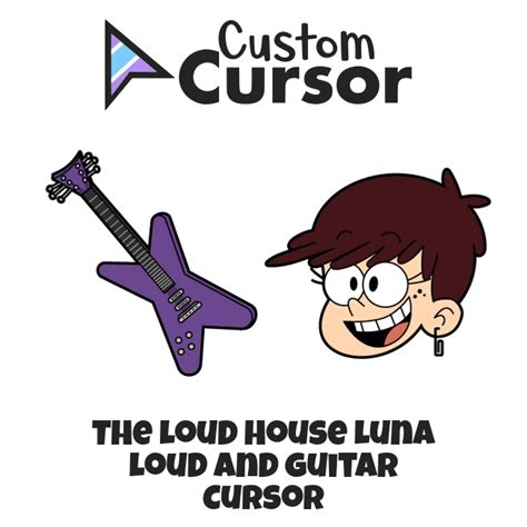 The Loud House Luna Loud And Guitar Cursor Custom Cursor