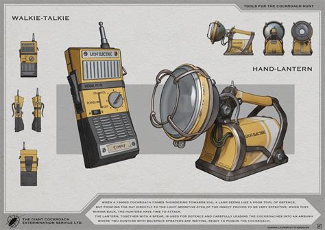 Artstation Tools For The Cockroach Hunt Machine Design Sci Fi