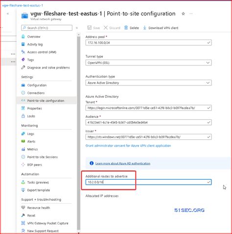 azure p2s vpn users access remote peering networks cybersecurity memo