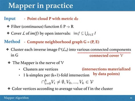Tutorial Of Topological Data Analysis Part 3mapper Algorithm Pdf