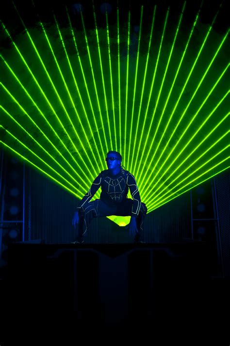 LaserMan 6 | I saw a video of the ElecTronica LaserMan show … | Flickr