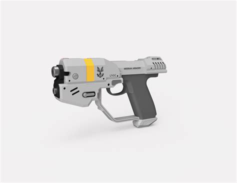 Download Stl File Airsoft Halo Magnum Aap 01 Body Kit • 3d Print Design ・ Cults