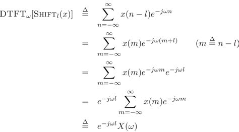 Shift Theorem Shift Theorem