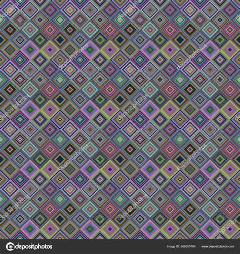 Geometrical Diagonal Square Mosaic Pattern Background Graphic Design