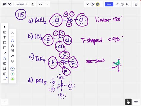 Solved Predict The Molecular Structure Including Bond Angles For Each Of The Following See