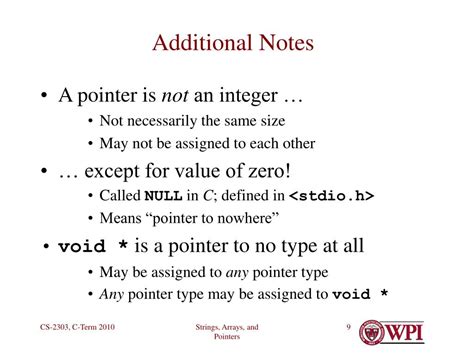 ppt strings arrays and pointers powerpoint presentation free