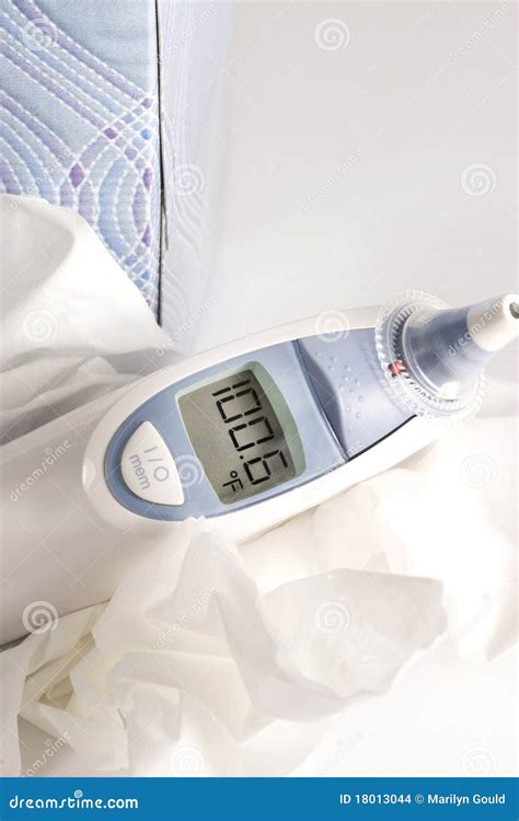 Thermometer Showing Fever Stock Images Image 18013044