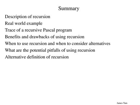 recursion you will learn what is recursion as well as how and when to use it in your programs