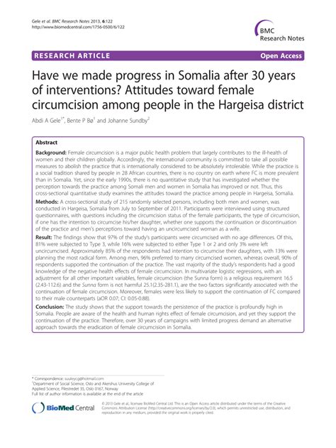 Pdf Have We Made Progress In Somalia After 30 Years Of Interventions