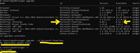 Upgrade Microsoftpowertoys Is Not Working · Issue 1801 · Microsoftwinget Cli · Github