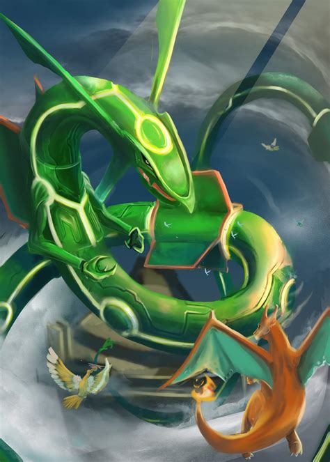 I Finished My Rayquaza Fan Art Rpokemonart