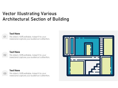 Vector Illustrating Various Architectural Section Of Building Ppt PowerPoin