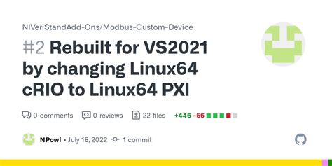 Rebuilt For VS By Changing Linux CRIO To Linux PXI By NPowl Pull Request