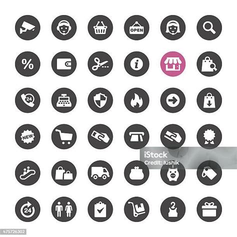 E코머스 및 쇼핑 벡터 아이콘 아이콘에 대한 스톡 벡터 아트 및 기타 이미지 아이콘 전자 상거래 전화 Istock