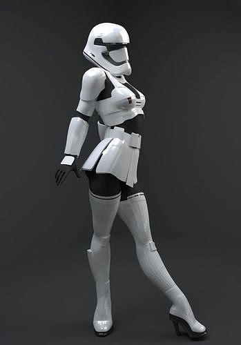 Sexy Star Wars Female Stormtrooper