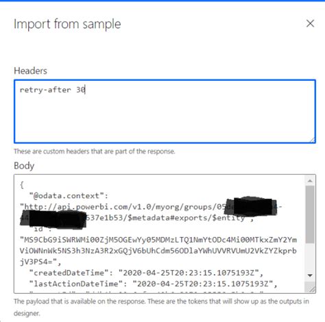 Chris Webbs Bi Blog Calling The Power Bi Export Api From Power