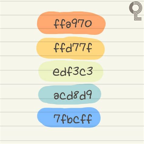 20대 뭐 하지 예쁜 색감으로 필기할 수 있는 🎨굿노트색상 팔레트 추천🎨 띵컬러들 골라서 형광펜