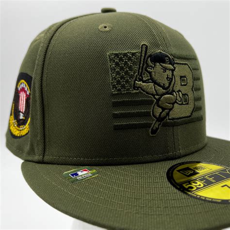New Era Bisons Armed Forces Military Green Fitted Hat The Bflo Store
