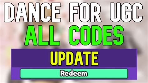 New Dance For UGC Codes Roblox Dance For UGC Codes January 2024 YouTube