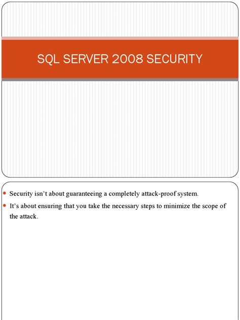 Sql Server Security Pdf
