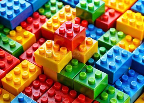 Vibrant Construction Block Texture A Detailed Closeup Exploration Of