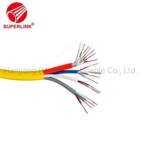 Access Control System Cable Signal Control Electric Wire 22AWG 3p Shielded Control Cable And