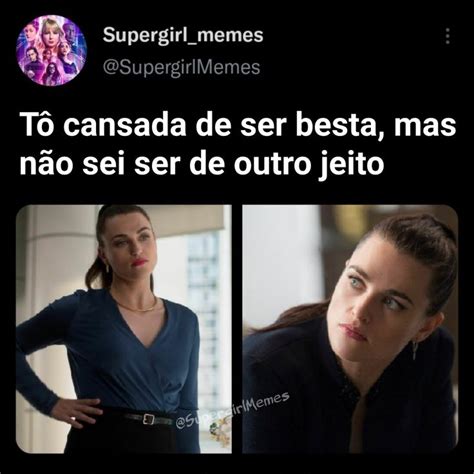 Supergirlmemes Supergirl Katiemcgrath Lenaluthor Memes Katie Mcgrath Lena Luthor R Memes