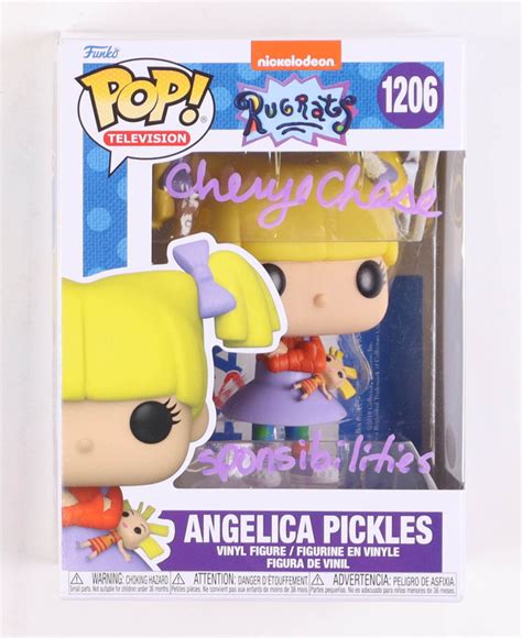 Cheryl Chase Signed Rugrats Angelica Pickles Funko Pop Vinyl Figure Inscribed