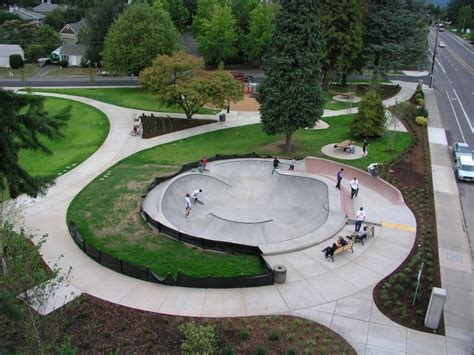 Holly Farm Skatepark Landscape Design Park Landscape Landscape And