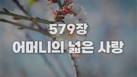 [새찬송가 579장] 어머니의 넓은 사랑 Youtube