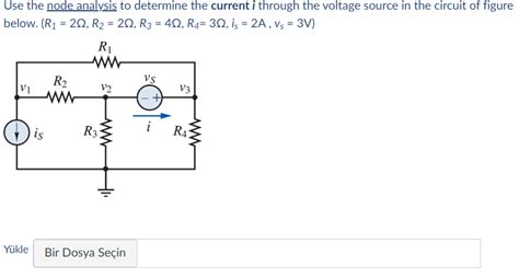 Solved Use The Node Analysis To Determine The Current I Chegg Com