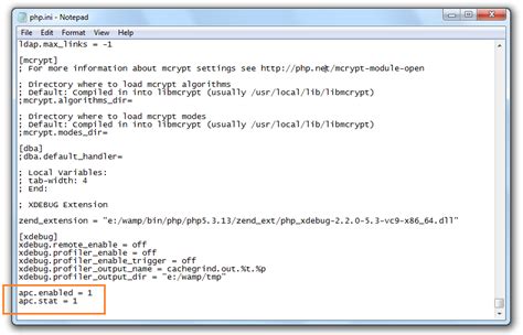 PHP Accelerations How To Configure Alternative PHP Cache APC On