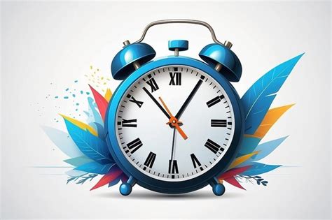 Premium Ai Image Alarm Clock Concept Illustration
