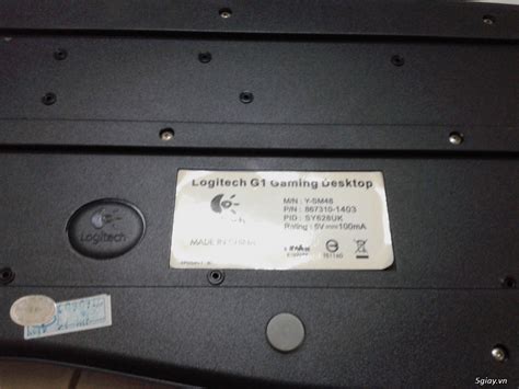 Keyboard Logitech G1 Gaming Desktop 5giay
