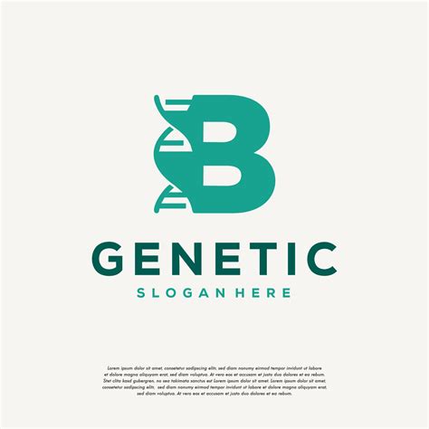 Dna Helix Letter F Logo Designs Genetics Vector Design Chromosome Initial Logo Template