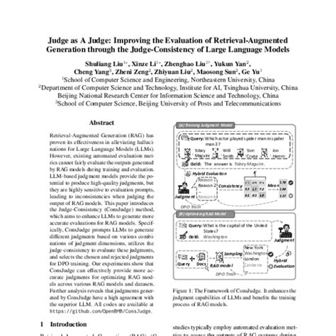 Judge As A Judge Improving The Evaluation Of Retrieval Augmented Generation Through The Judge