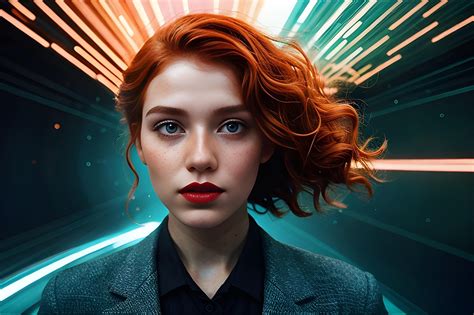 Download Ai Generated Redhead Girl Royalty Free Stock Illustration Image Pixabay