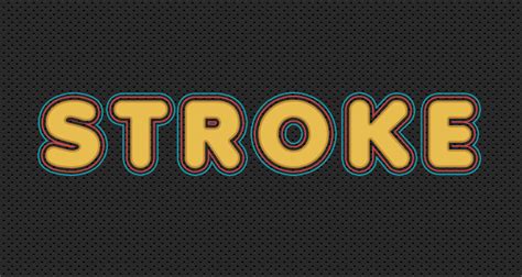 Create A Multi Stroke Text Effect Using Photoshops New Layer Style